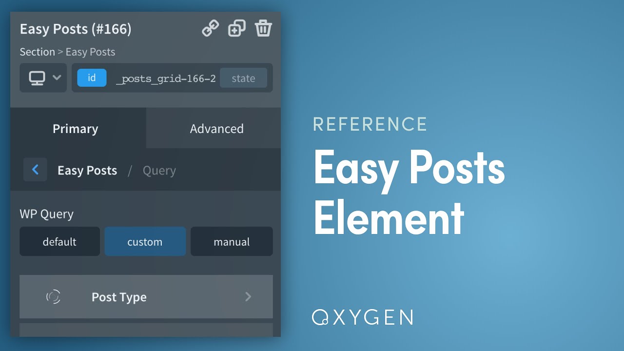 Easy Posts Element | Oxygen - The Visual Site Builder for WordPress Easy Posts Element | Oxygen - The Visual Site Builder for WordPress